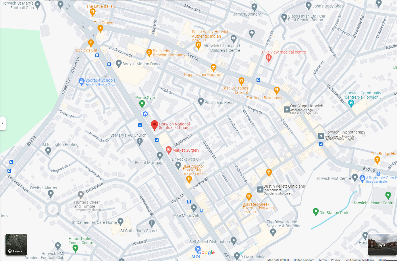 How to find us – Horwich NSC
